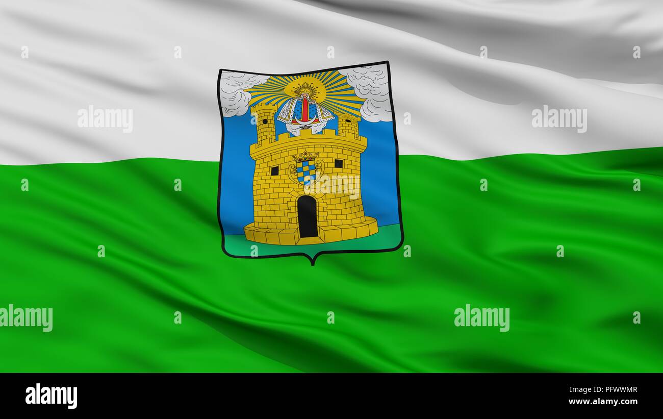 Medellin City Flag, Colombia, Closeup View Stock Photo - Alamy