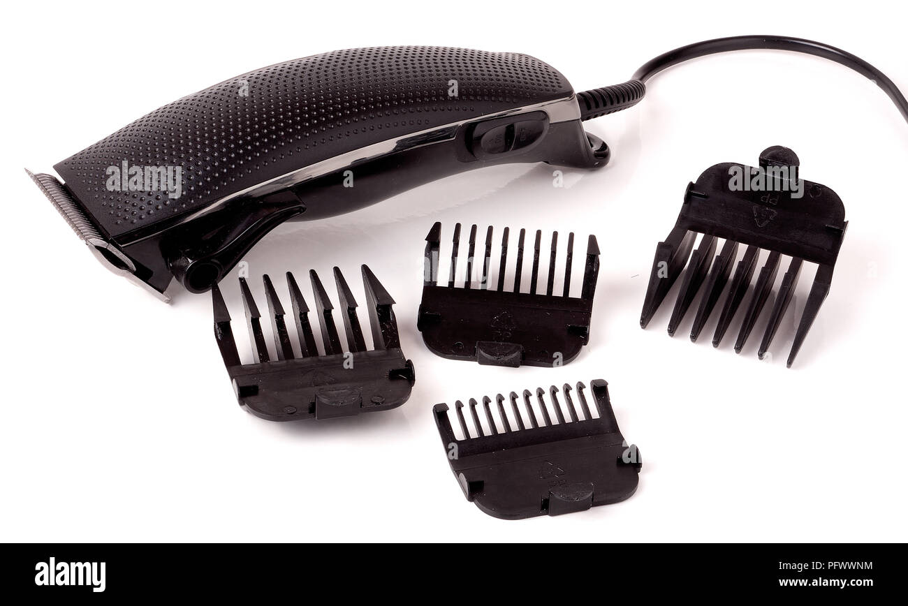 hair clipper isolated on white background Stock Photo - Alamy