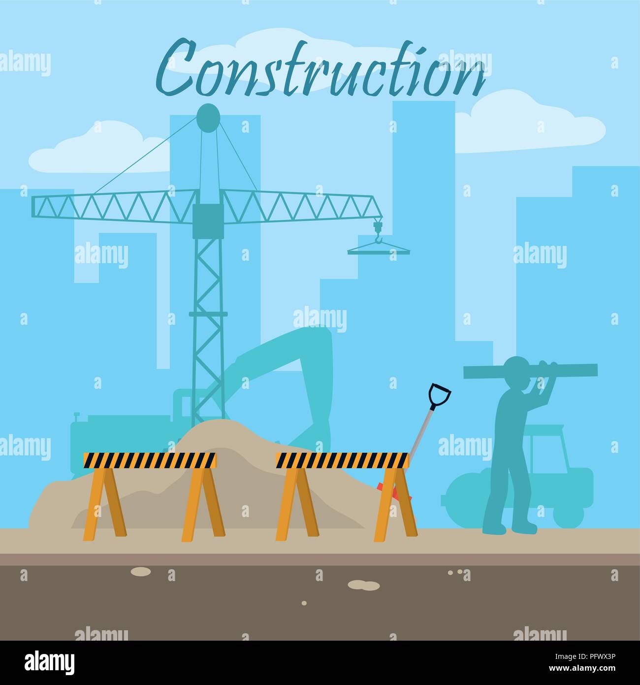 Construction zone concept Stock Vector Image & Art - Alamy