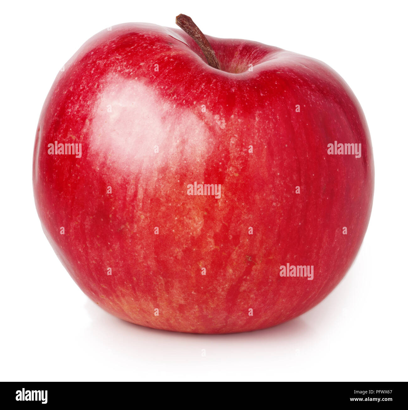 red apple isolated on white Stock Photo - Alamy