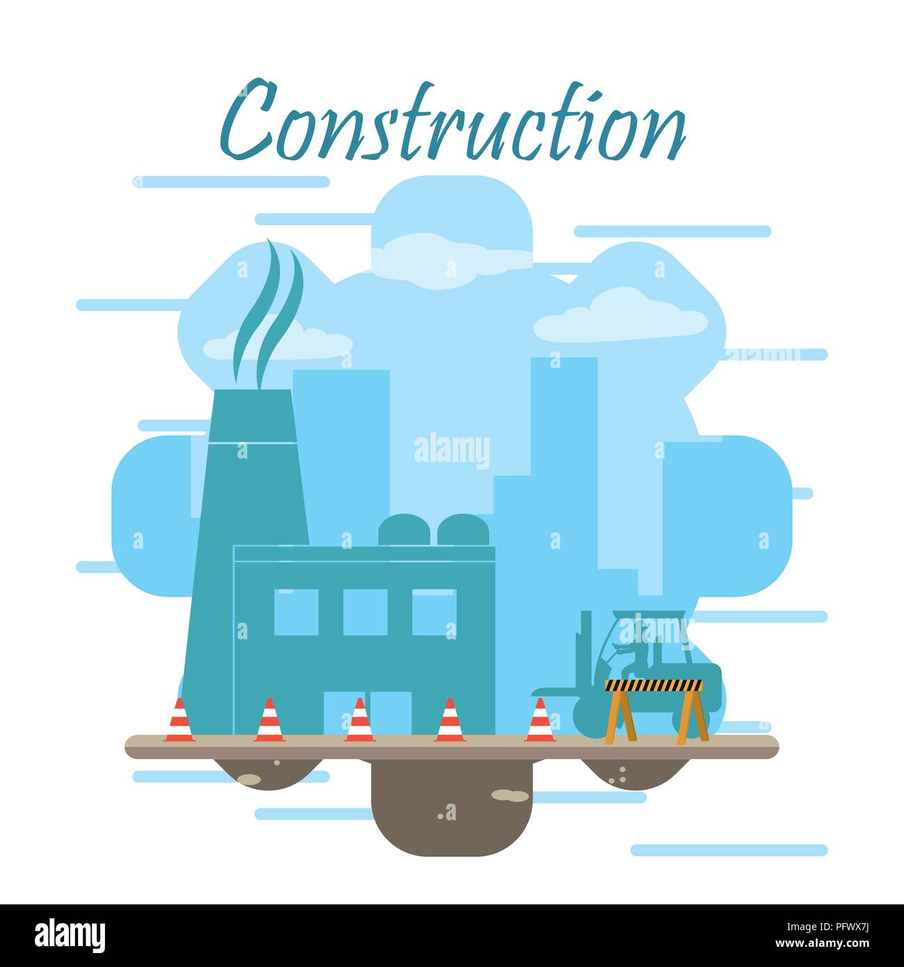Construction zone concept Stock Vector Image & Art - Alamy