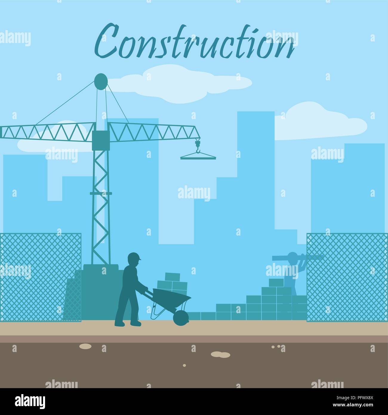 Construction zone concept Stock Vector Image & Art - Alamy