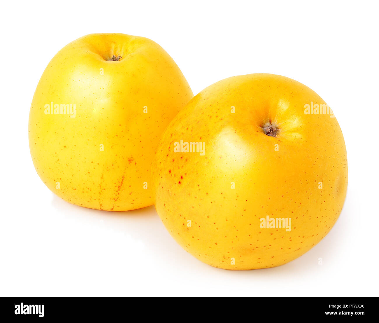 Two yellow apples hi-res stock photography and images - Alamy