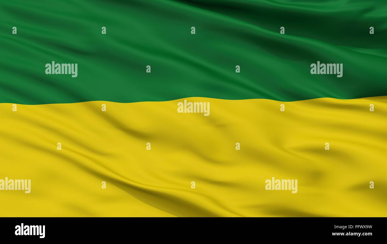 San Marcos City Flag, Colombia, Sucre Department, Closeup View Stock ...