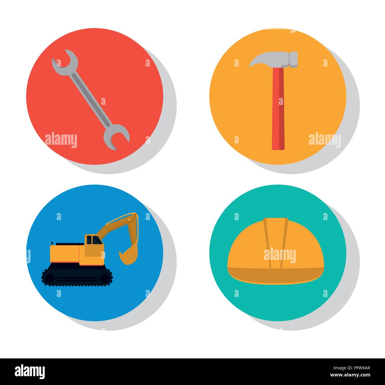 Set of construction icons Stock Vector Image & Art - Alamy
