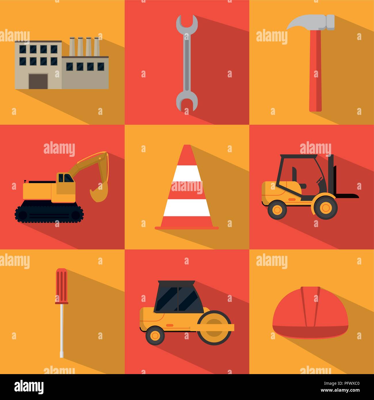 Set of construction icons Stock Vector Image & Art - Alamy