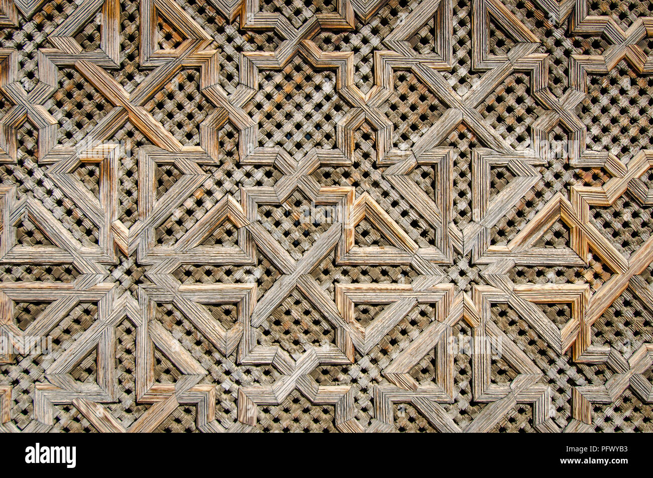 Islamic wood pattern Stock Photo - Alamy