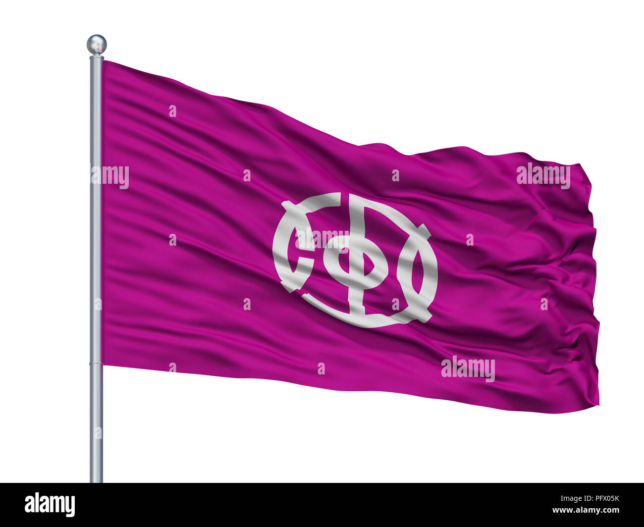 Japan 3d illustration kyoto city flag hi-res stock photography and ...
