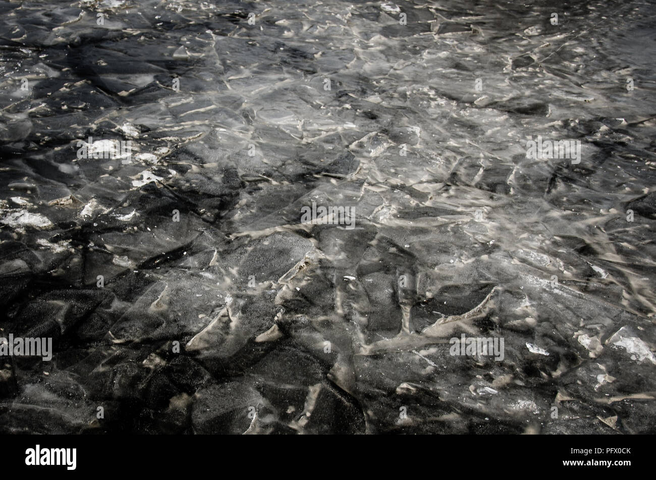 Dark ice nice texture Stock Photo - Alamy