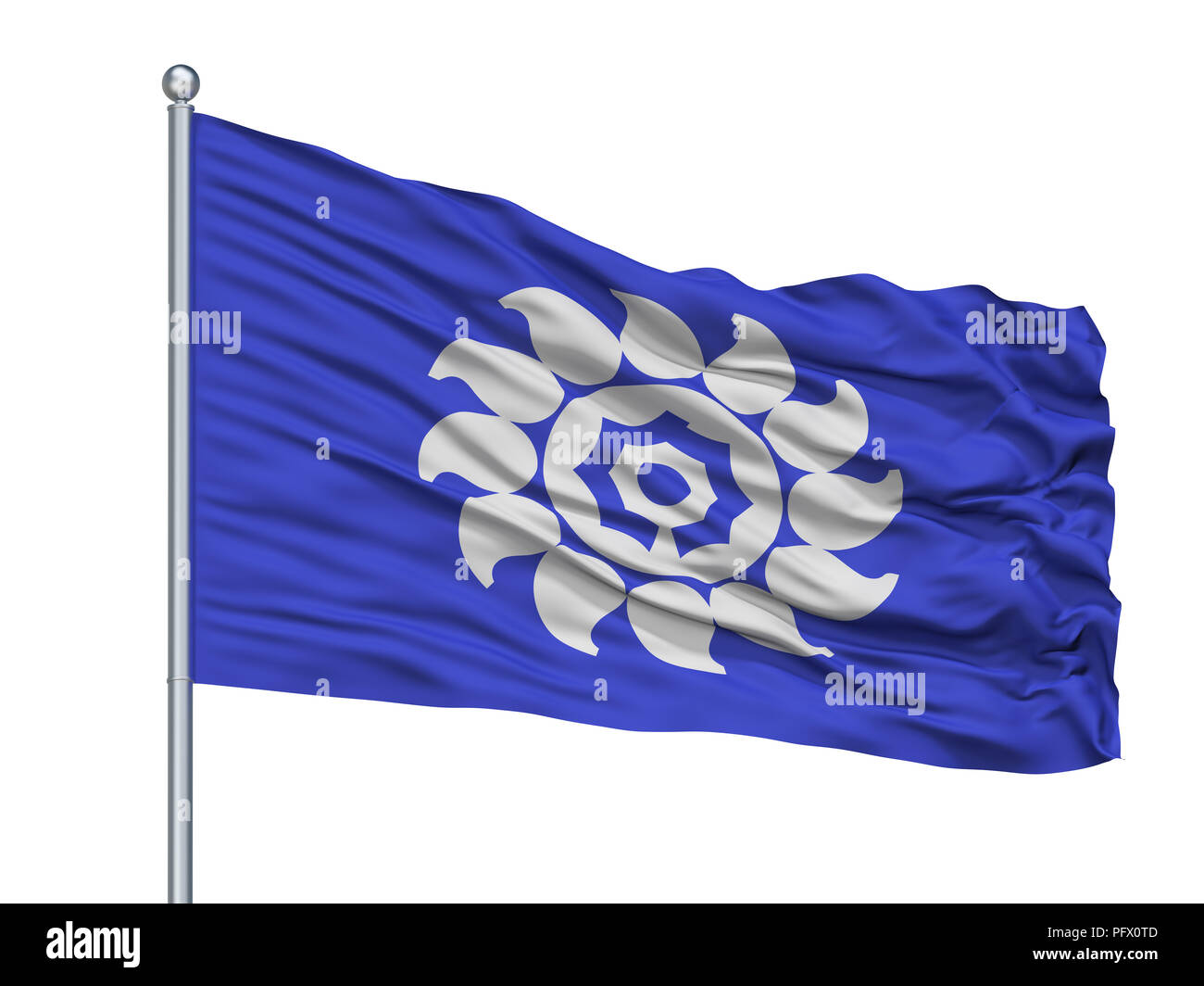 Japan 3d illustration kyoto city flag hi-res stock photography and ...