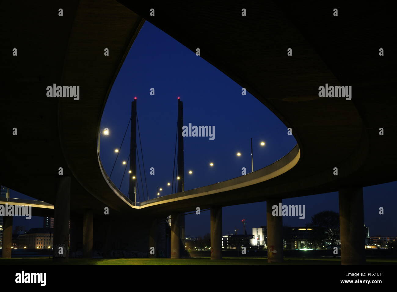 Knie bridge hi-res stock photography and images - Alamy