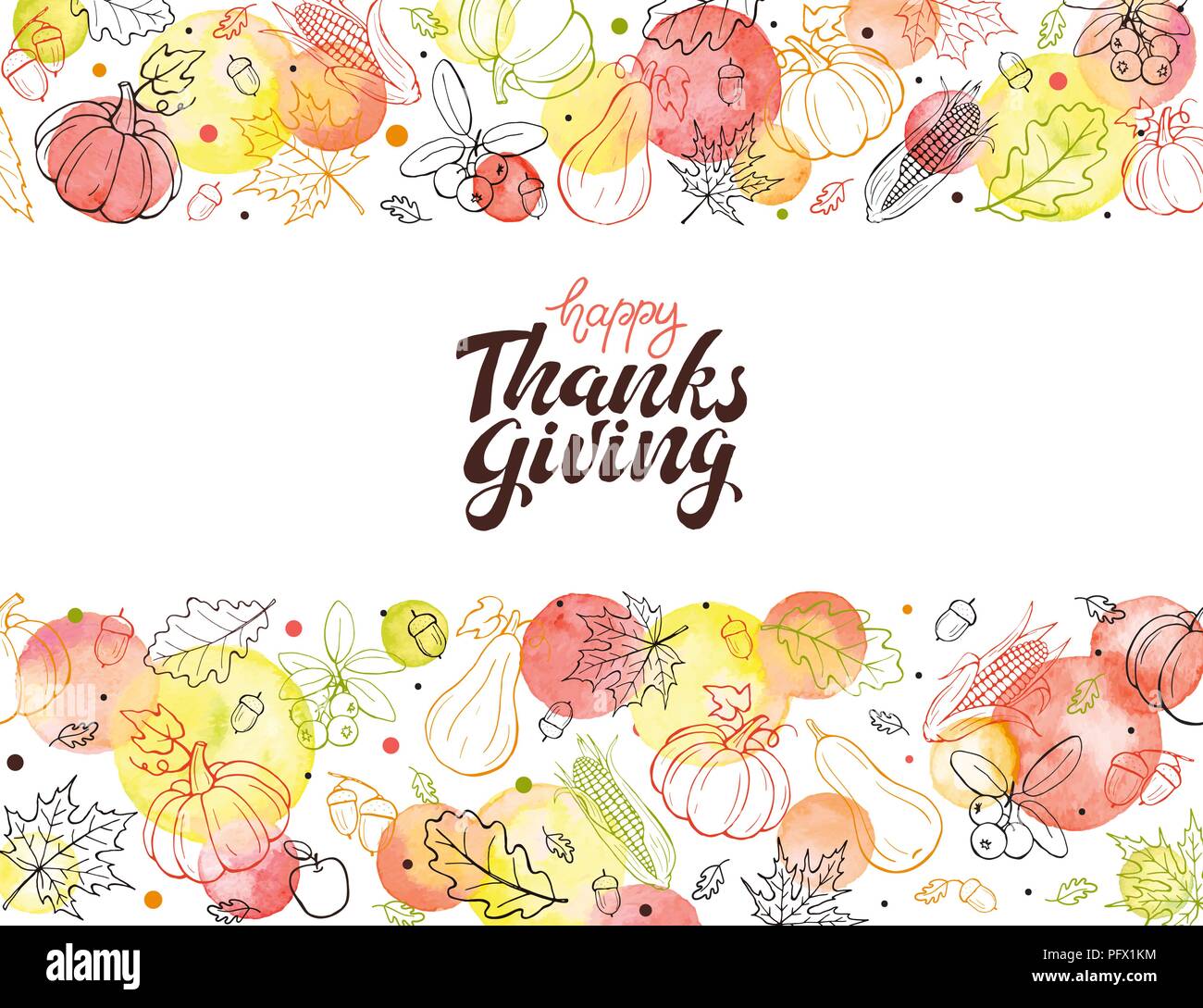 happy thanksgiving poster Stock Vector Image & Art - Alamy