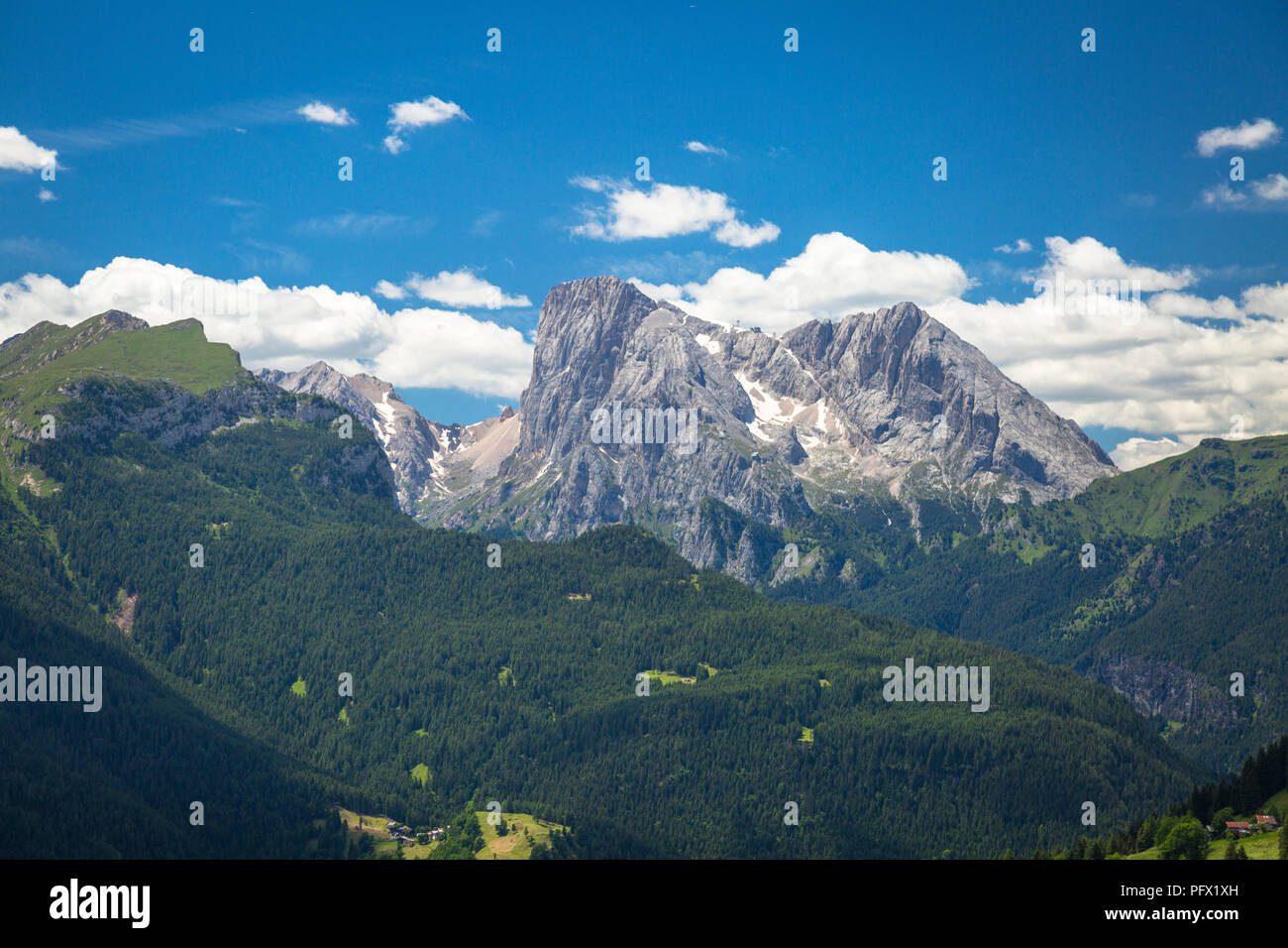 Alpine landscape in the Dolomites, Italy Stock Photo - Alamy
