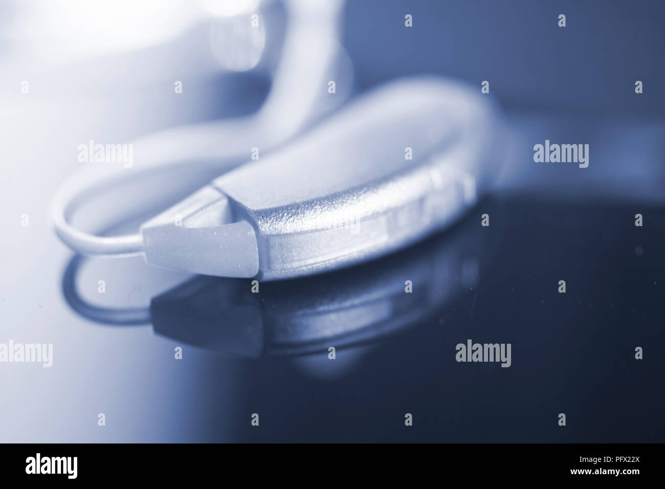 Audiophone modern high technology deafness equipment in the ear digital ...