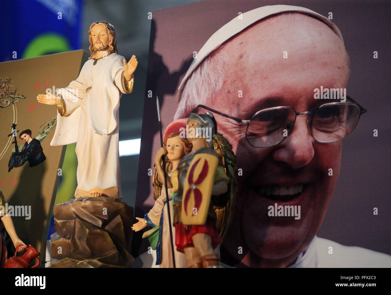 A figure of Jesus on display during the World Meeting of Families at ...