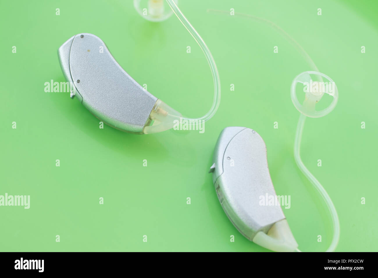 Modern compact in the ear digital audiophone hearing aid for deaf ...