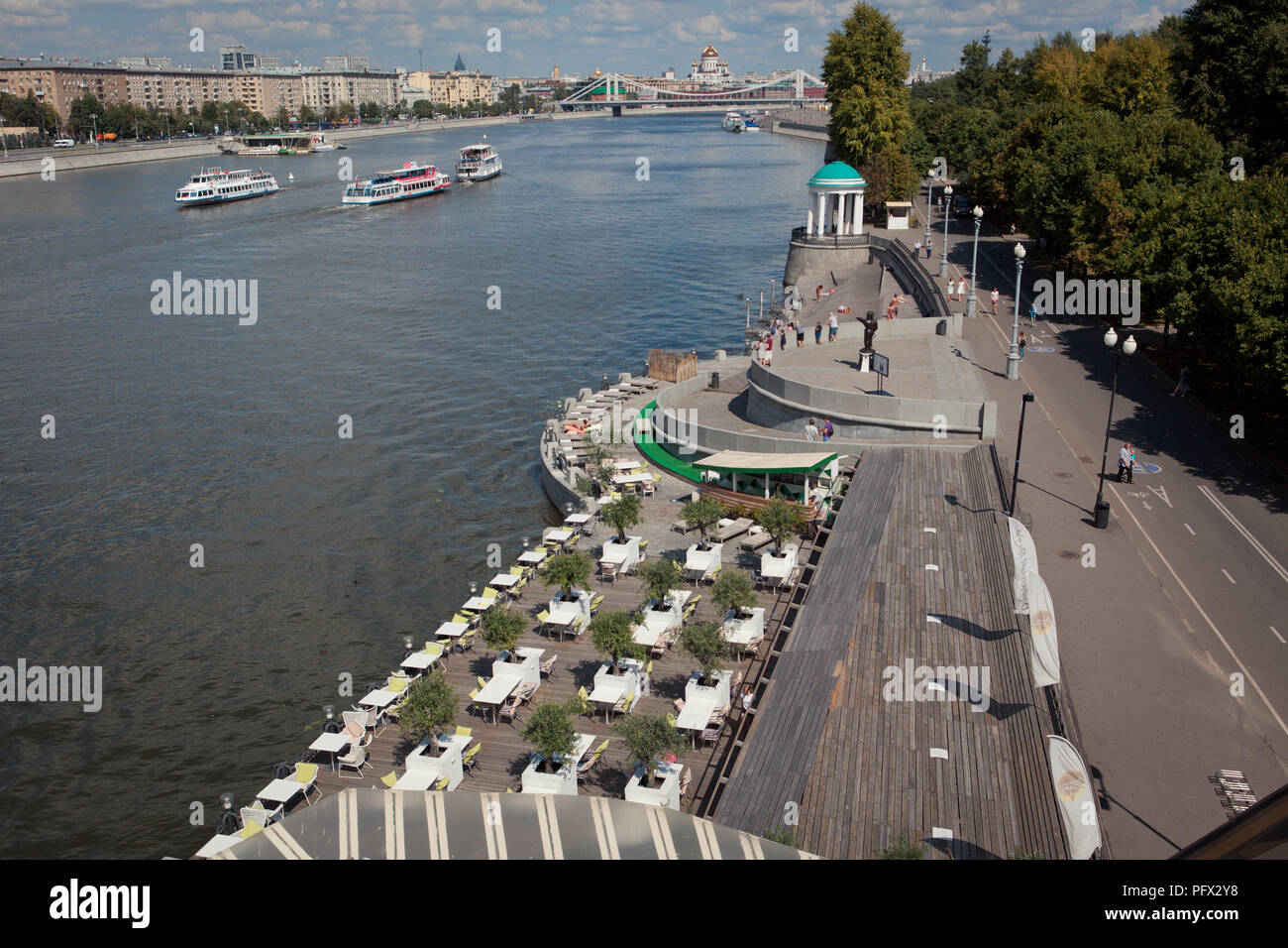 Gorky park moscow aerial hi-res stock photography and images - Alamy