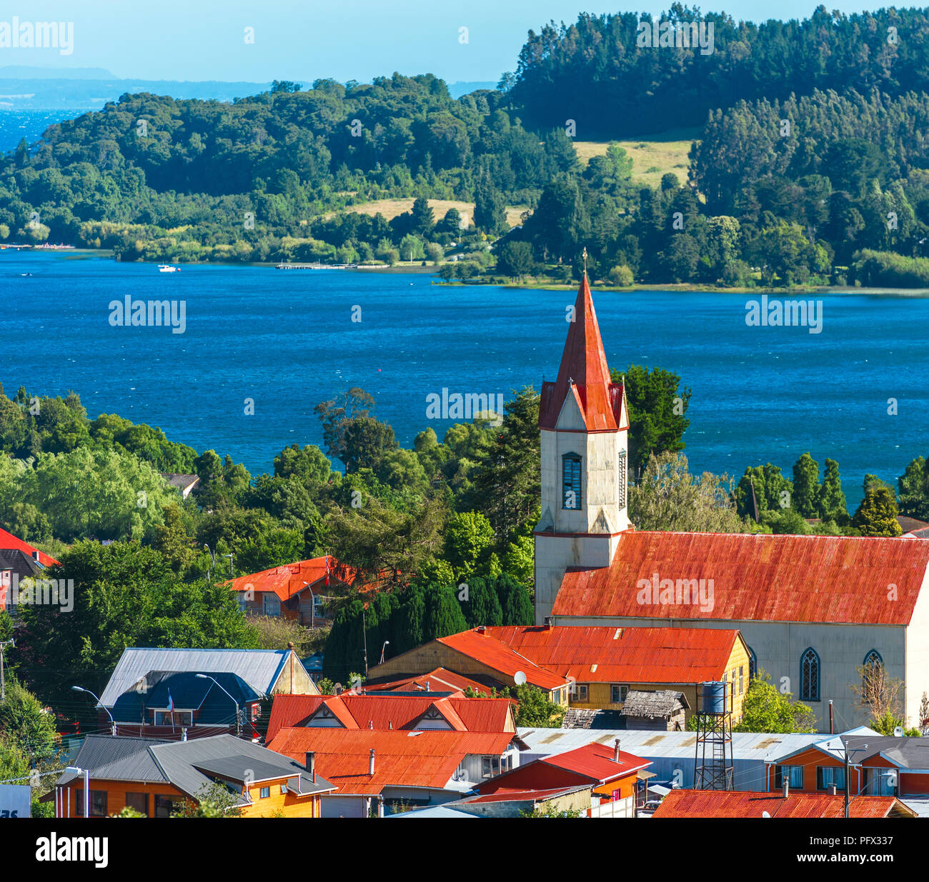 Puerto octay church chile hi-res stock photography and images - Alamy