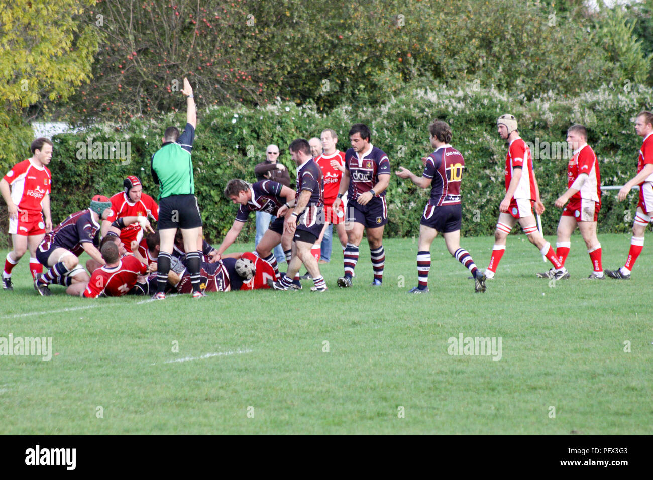 Old Pats RFC verses Barnstaple RFC Stock Photo - Alamy