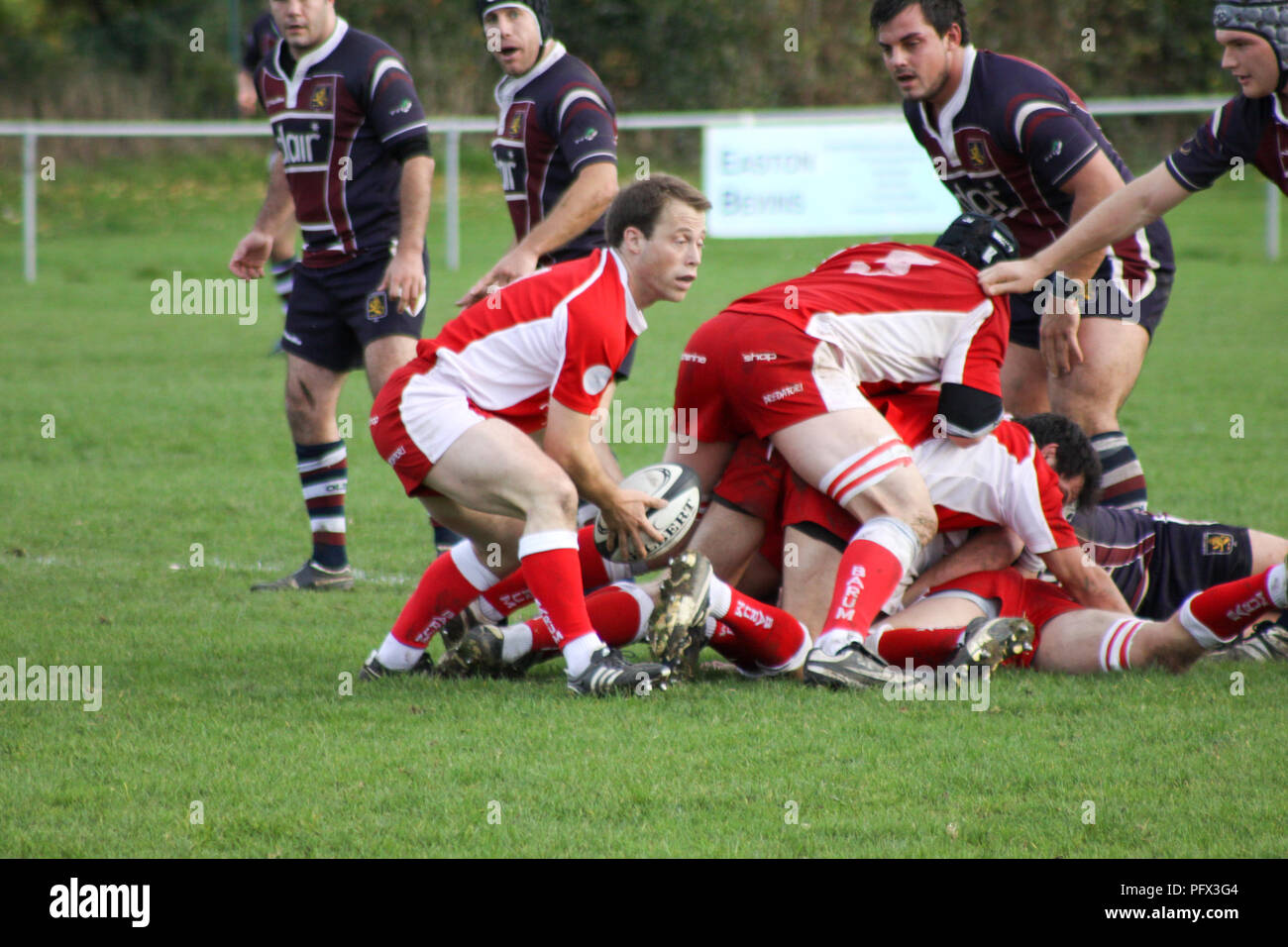 Old Pats RFC verses Barnstaple RFC Stock Photo - Alamy