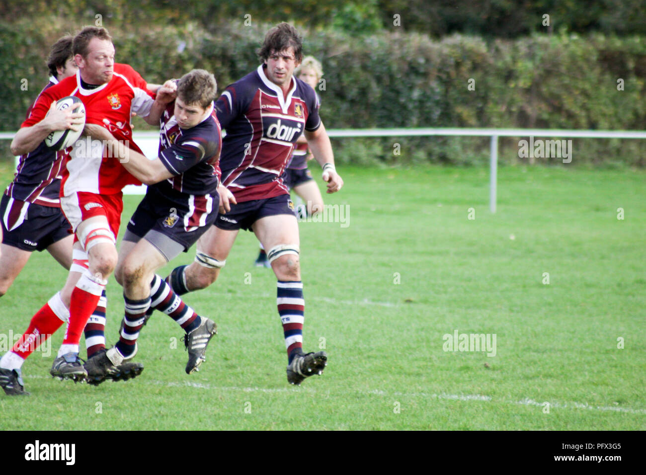 Old Pats RFC verses Barnstaple RFC Stock Photo - Alamy