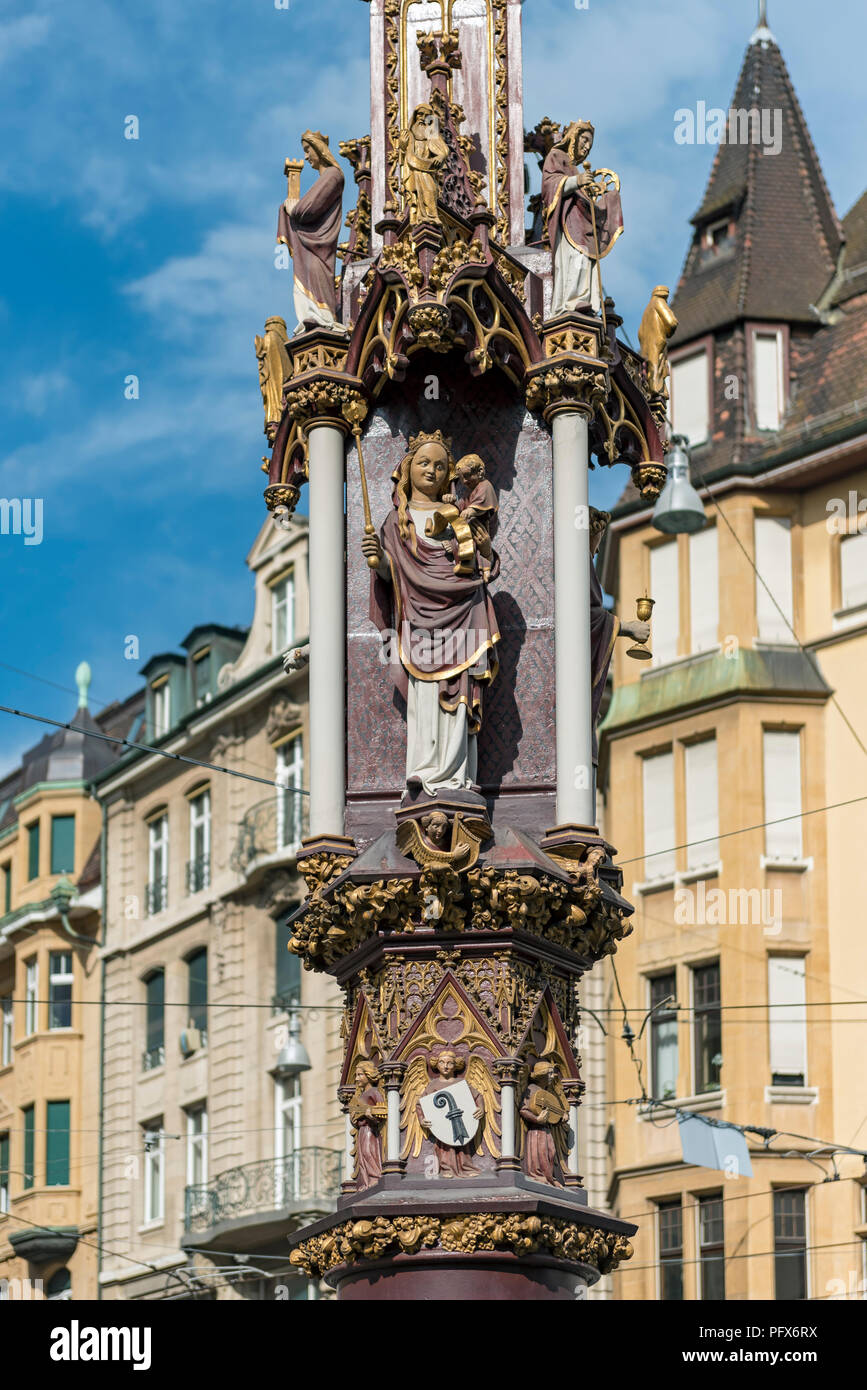 Fountain basel switzerland hi-res stock photography and images - Alamy