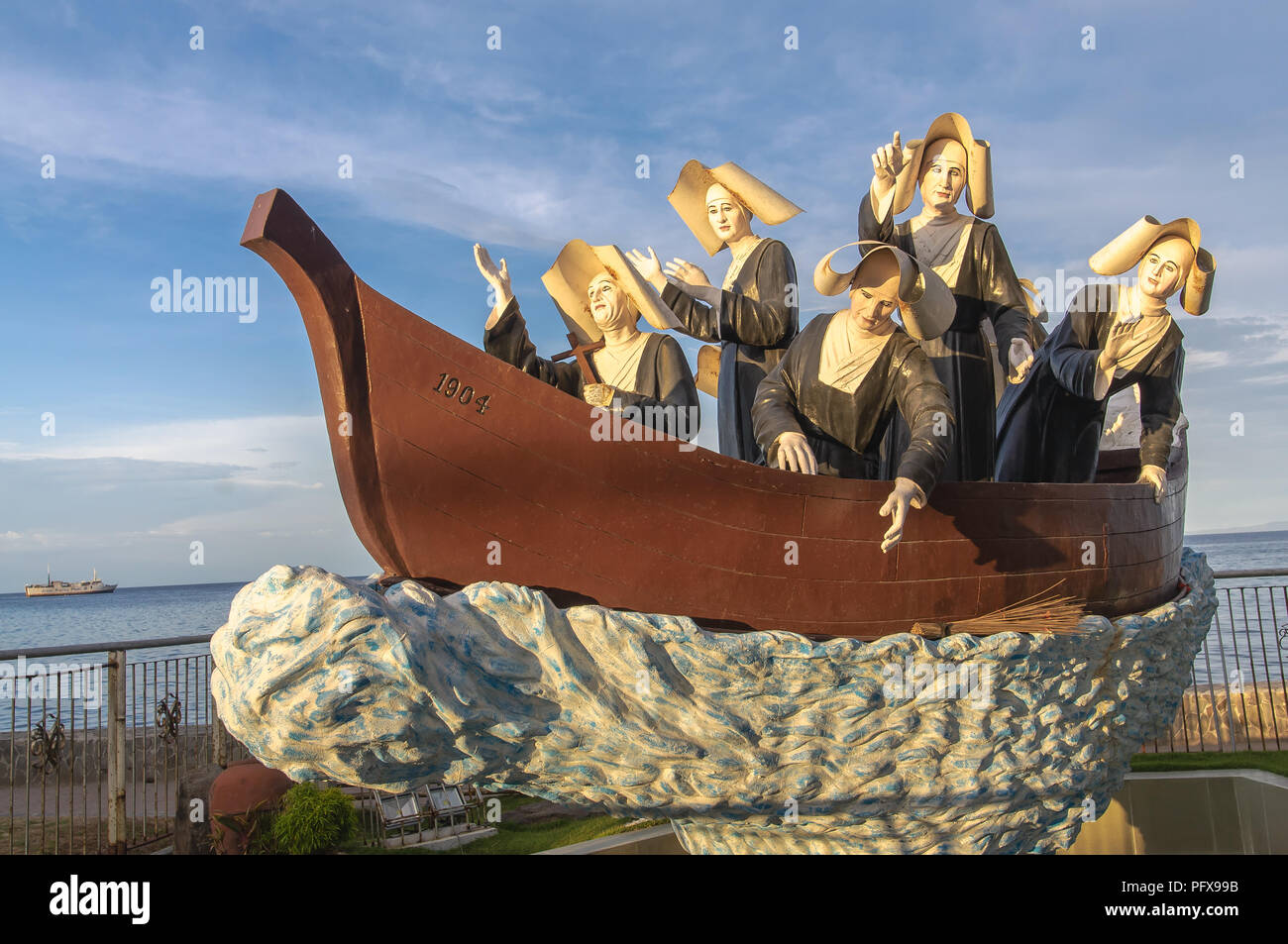 Dumaguete City, Philippines - Sisters of St. Paul of Chartres monument ...