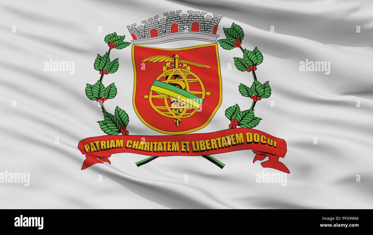 Santos city flag hi-res stock photography and images - Alamy