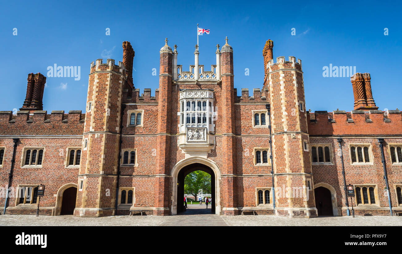 Hampton Court Palace, Richmond, London, UK - 22 April 2018 - Anne ...