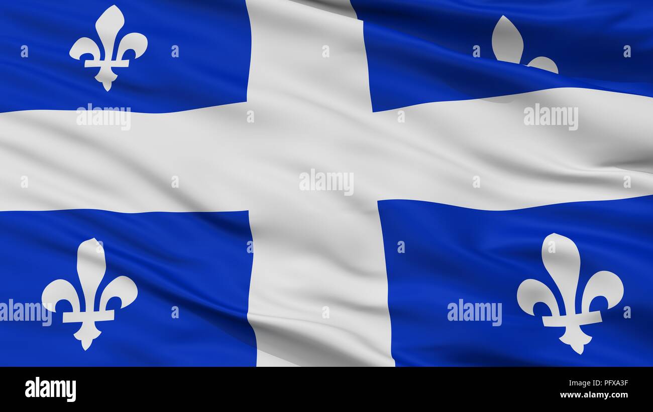 Canada quebec flag flying hi-res stock photography and images - Alamy