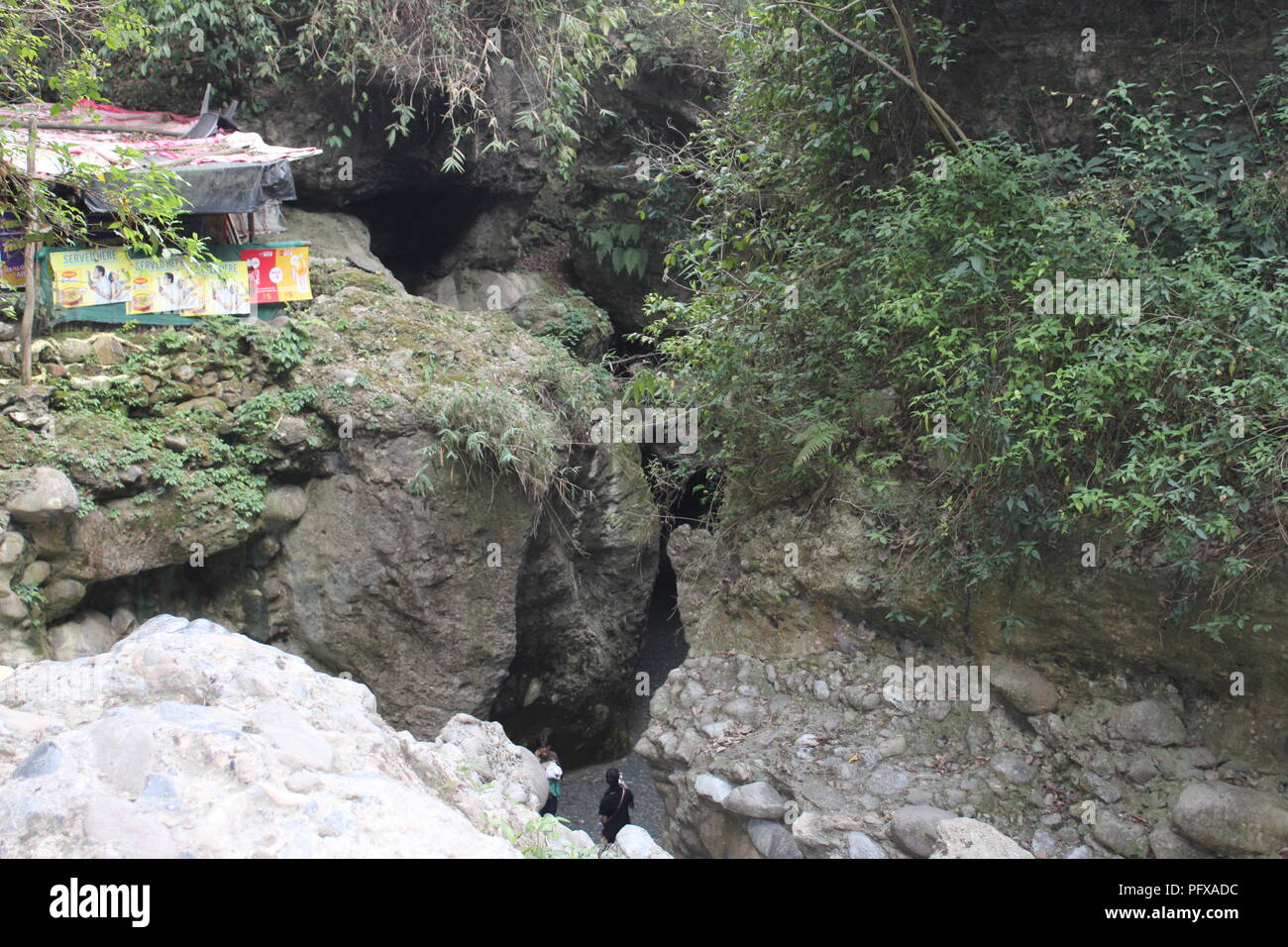 Robbers Cave Dehradun Uttarakhand Indian.Guchu pani Dehardun Stock ...