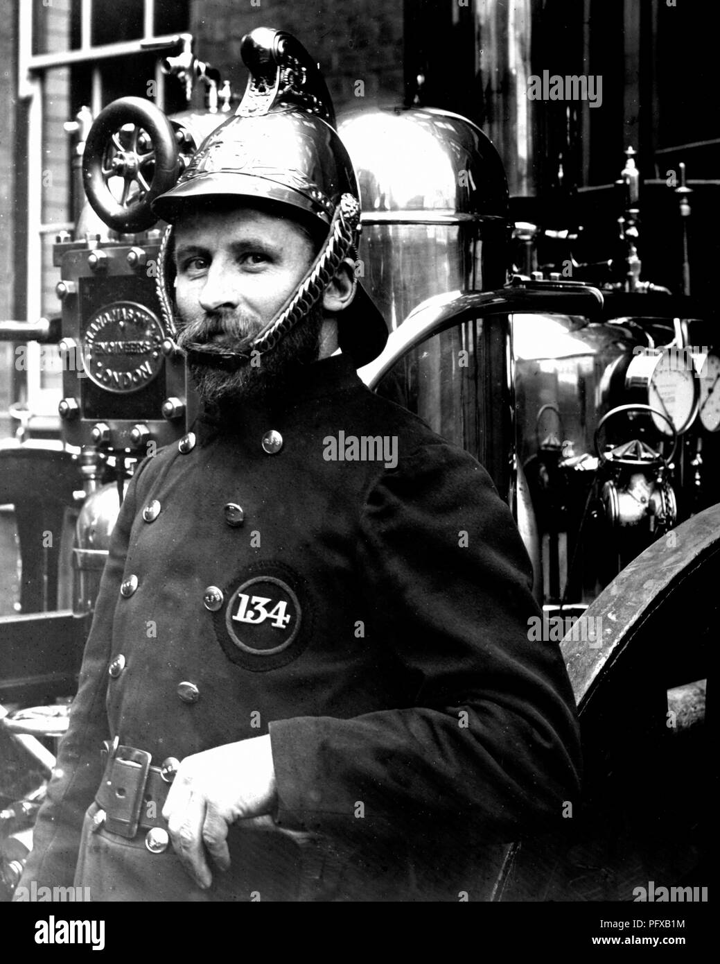 Victorian fireman hi-res stock photography and images - Alamy