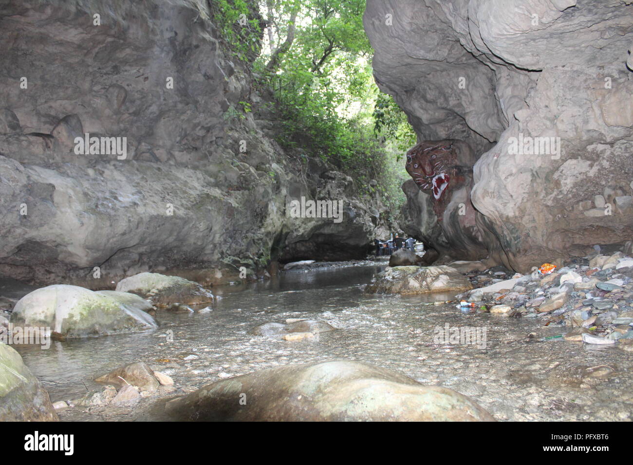 Robbers Cave Dehradun Uttarakhand Indian.Guchu pani Dehardun Stock ...