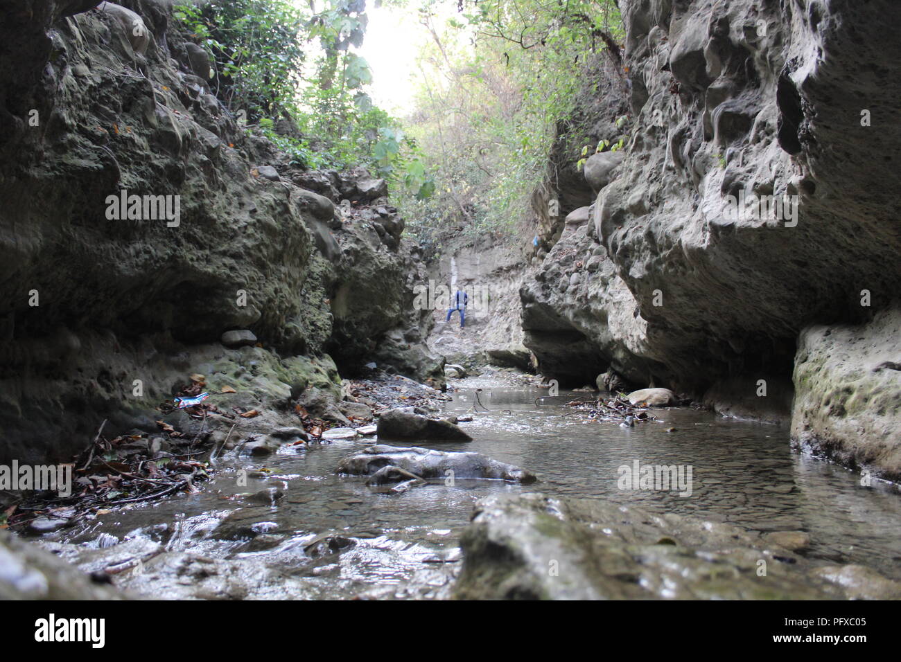 Robbers Cave Dehradun Uttarakhand Indian.Guchu pani Dehardun Stock ...