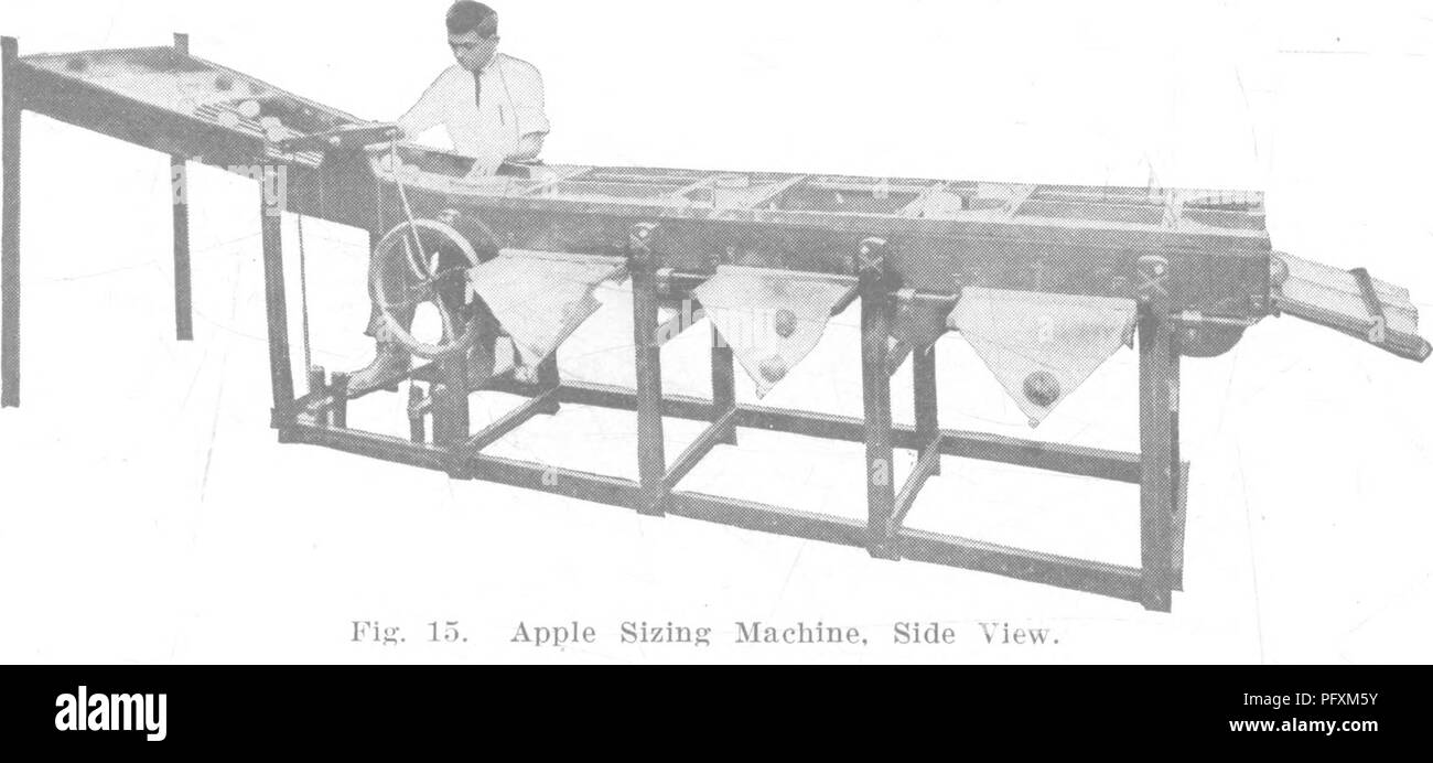 Sizing machine hi-res stock photography and images - Alamy