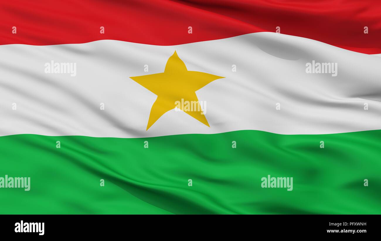 Yarumal City Flag, Colombia, Closeup View Stock Photo - Alamy
