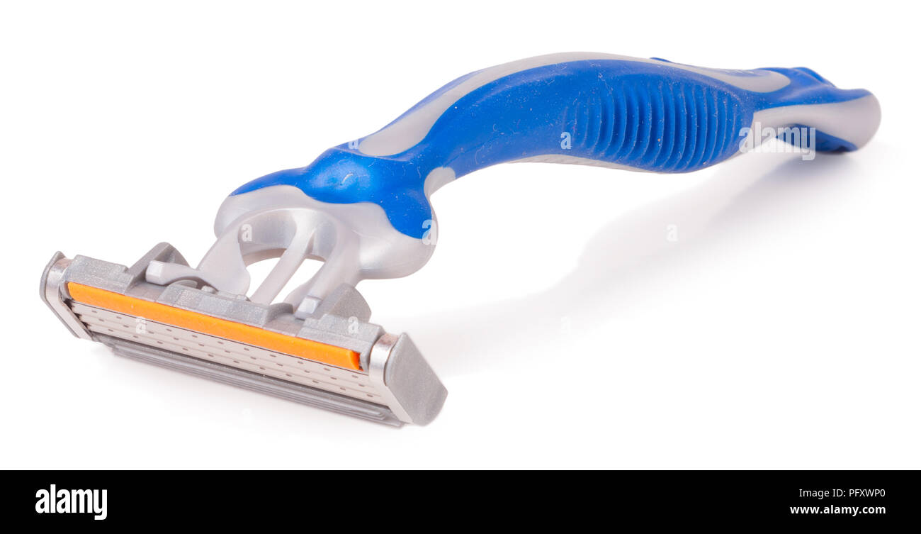 razor isolated on white background Stock Photo - Alamy