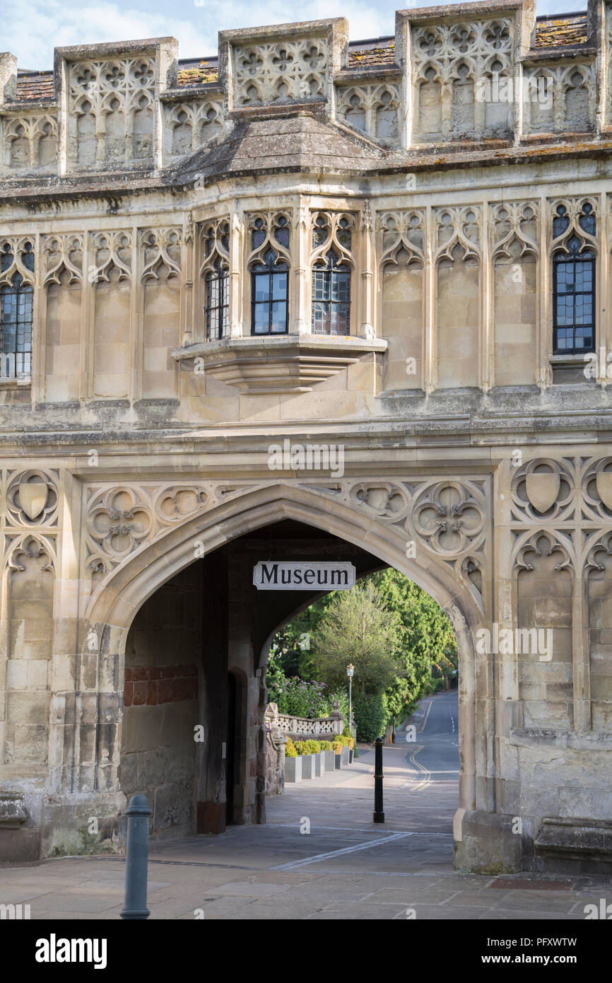 Priory Gatehouse Museum, Great Malvern, England, UK Stock Photo - Alamy
