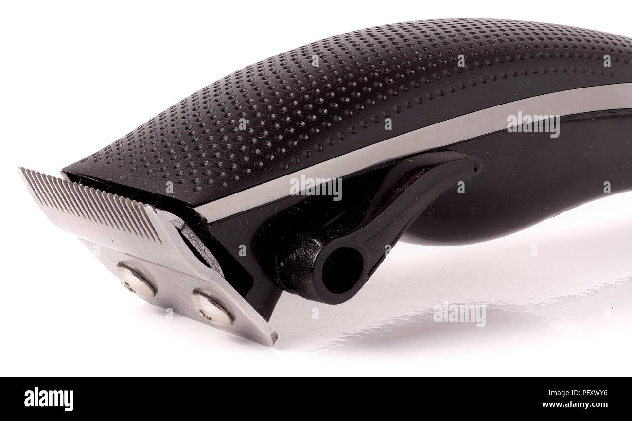 hair clipper isolated on white background Stock Photo - Alamy