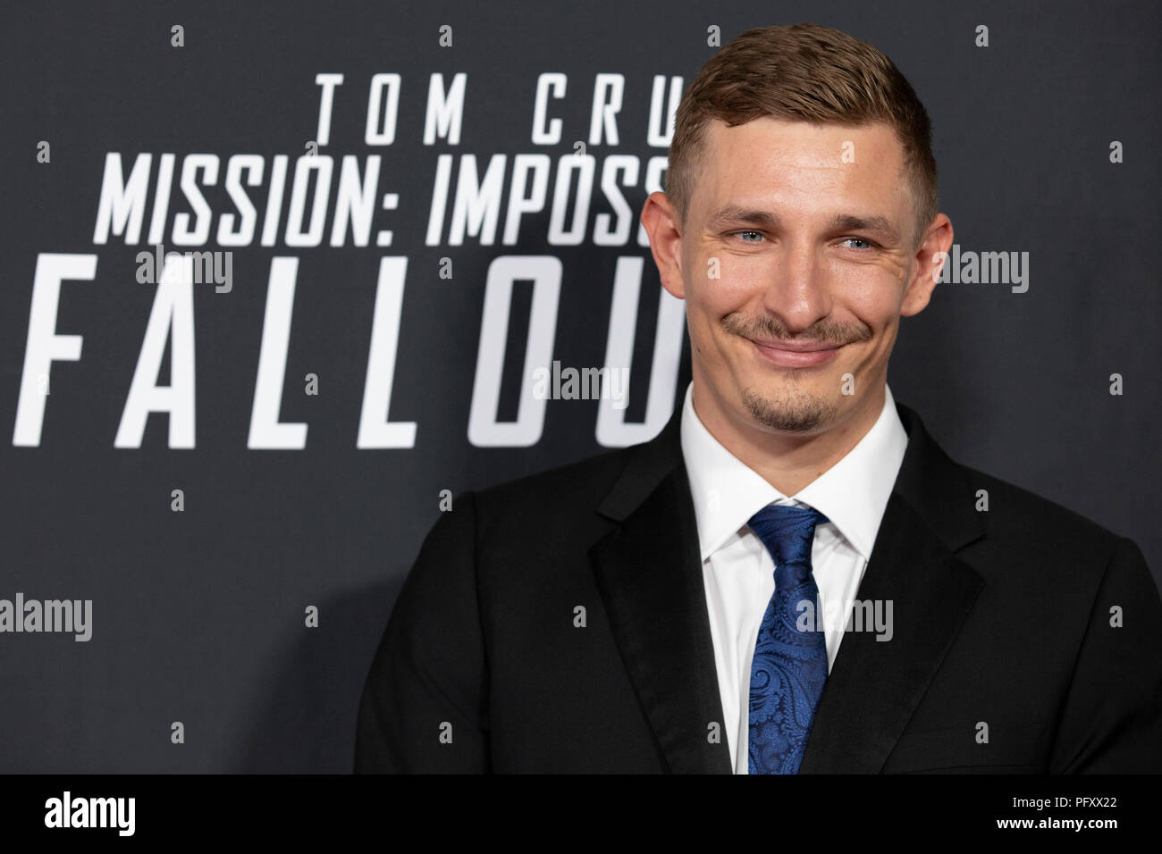 Actor Frederick Schmidt walks the red caret prior to a screening of ...