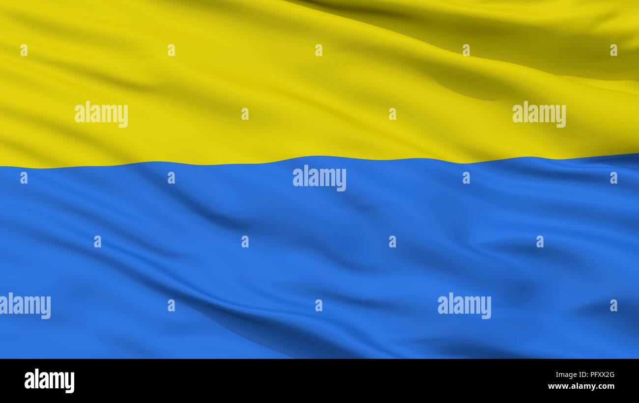 Latacunga City Flag, Ecuador, Closeup View Stock Photo - Alamy
