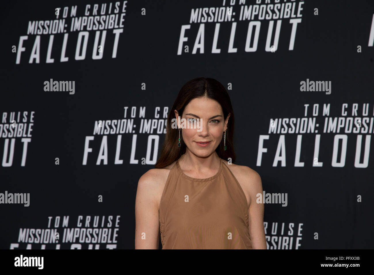Actress Michelle Monaghan walks the red caret prior to a screening of ...