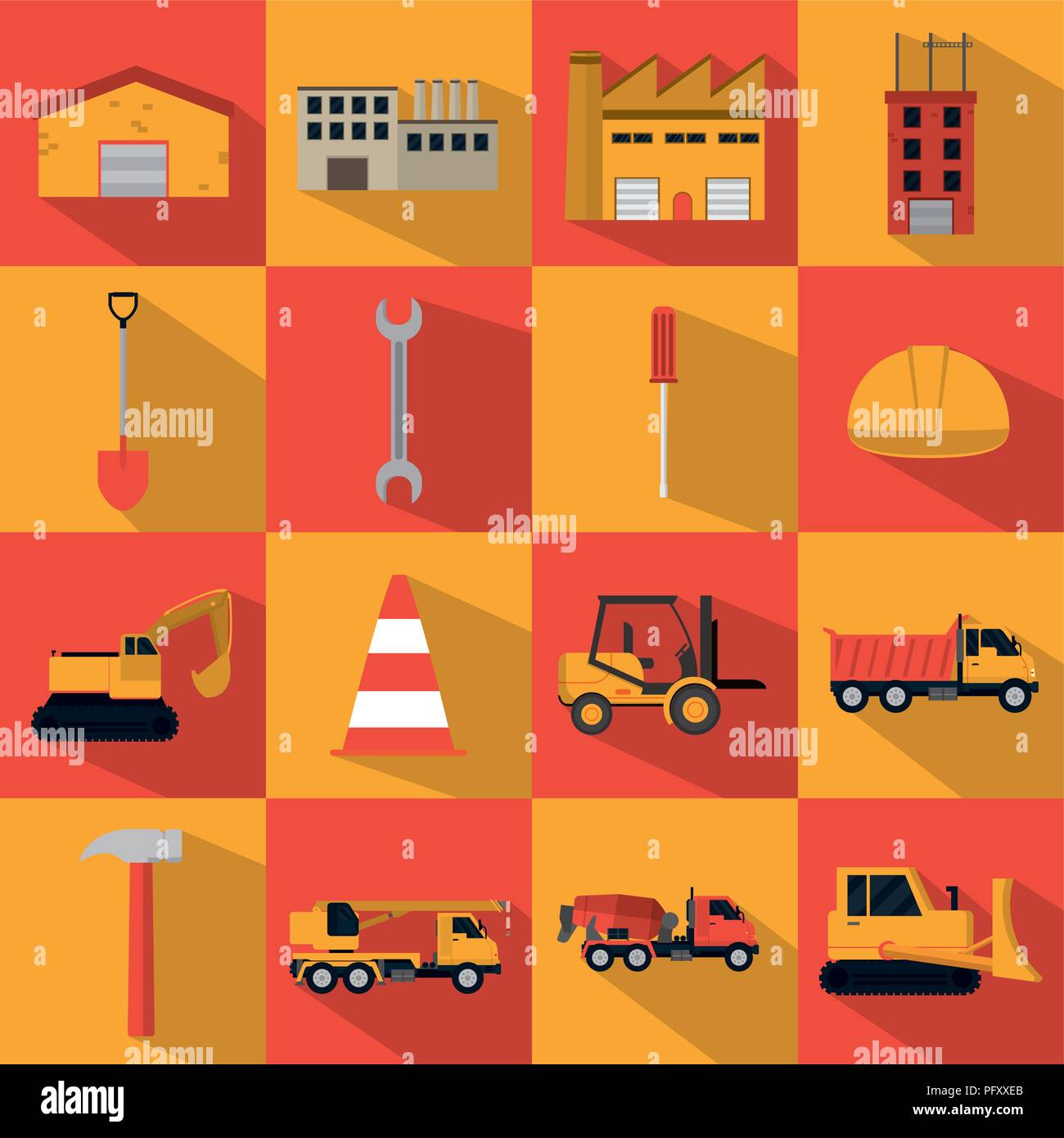Set of construction icons Stock Vector Image & Art - Alamy