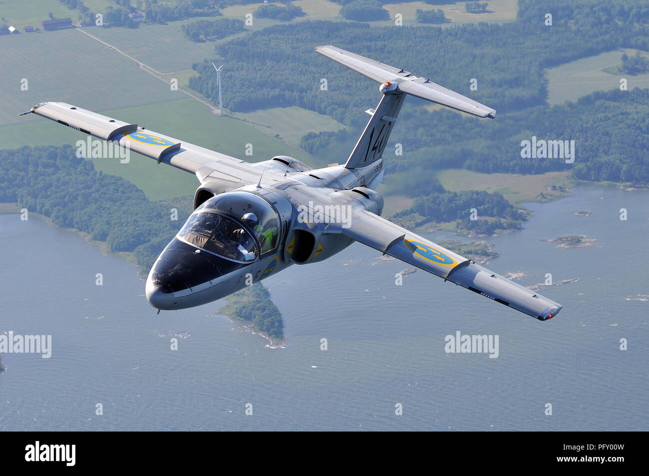 SAAB SK-60 (SAAB 105) SE-DXG OF THE SWEDISH AIR FORCE HISTORIC FLIGHT ...