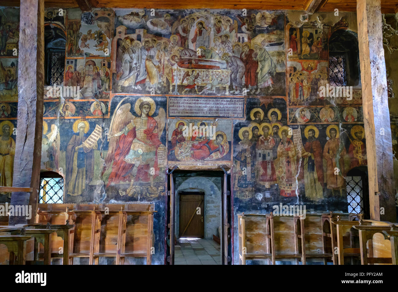 Icons in St. Mary's Church, Orthodox monastery Ardenica, Qar Fier ...