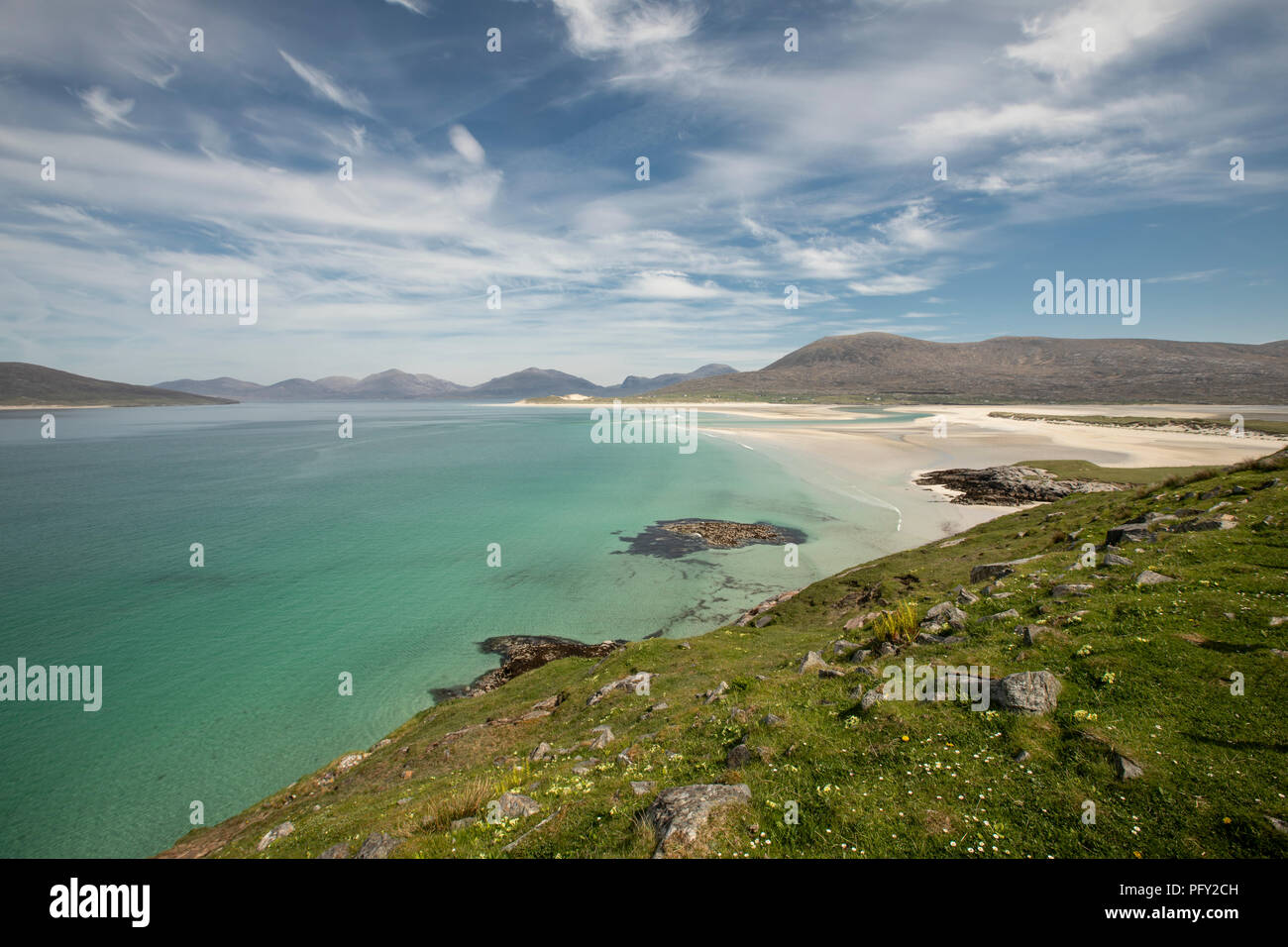 Harris Beach Outer Hebrides Stock Photo - Alamy