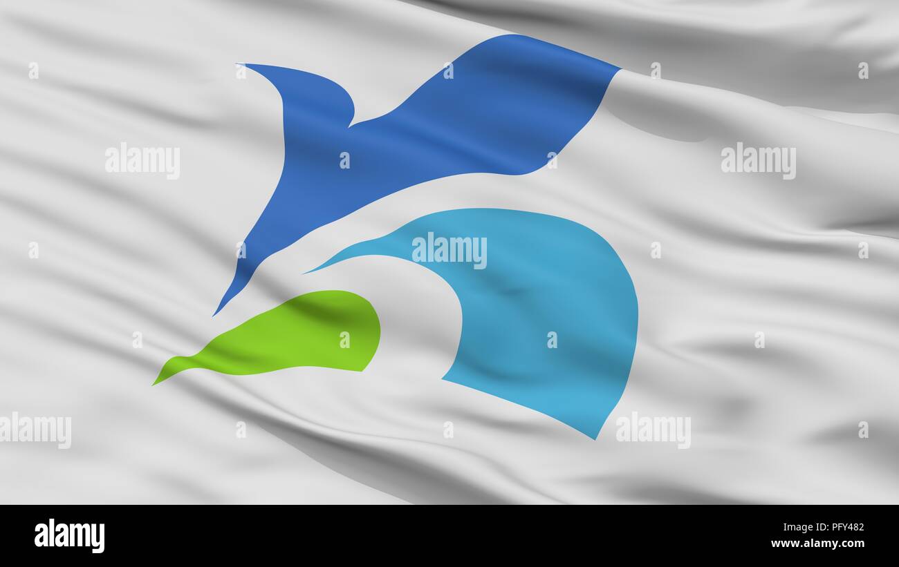 Flag of chiba city hi-res stock photography and images - Alamy