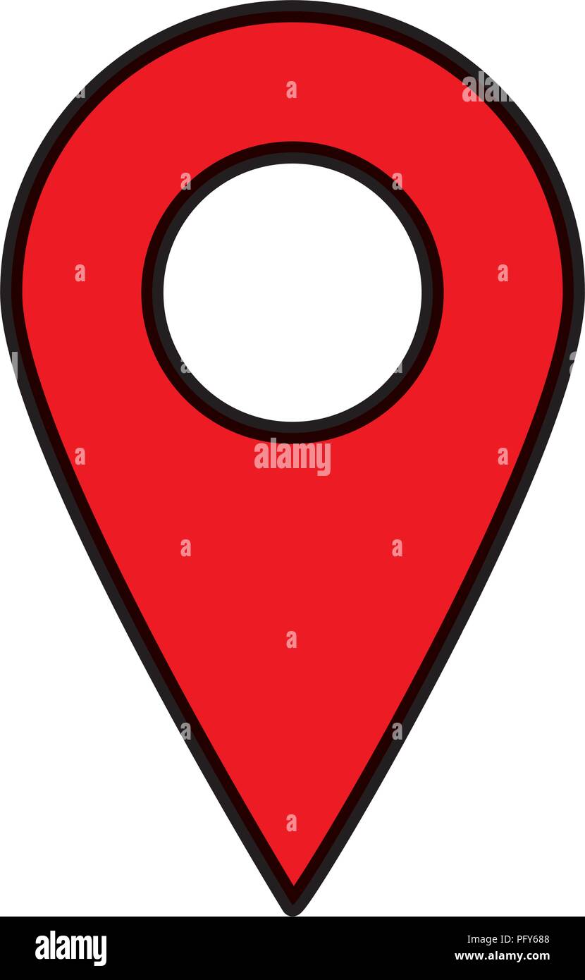 color location symbol map geography direction Stock Vector Image & Art ...