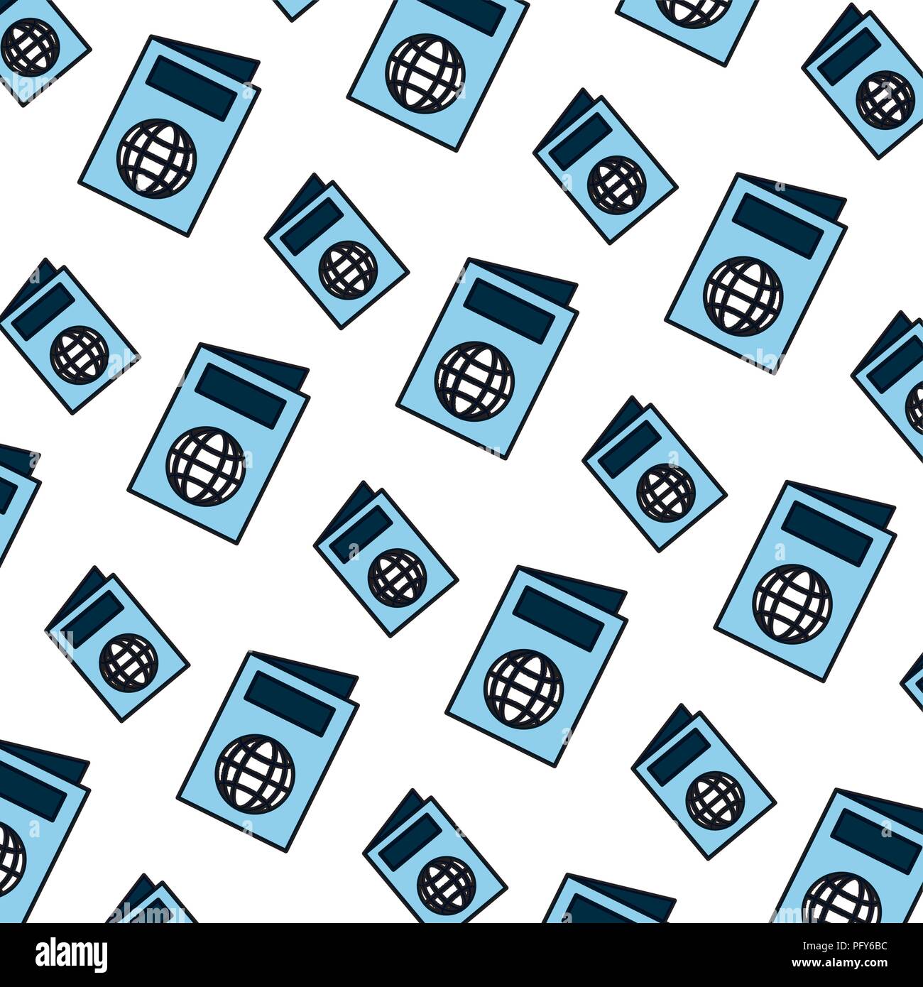 color passport id document travel background Stock Vector Image & Art ...