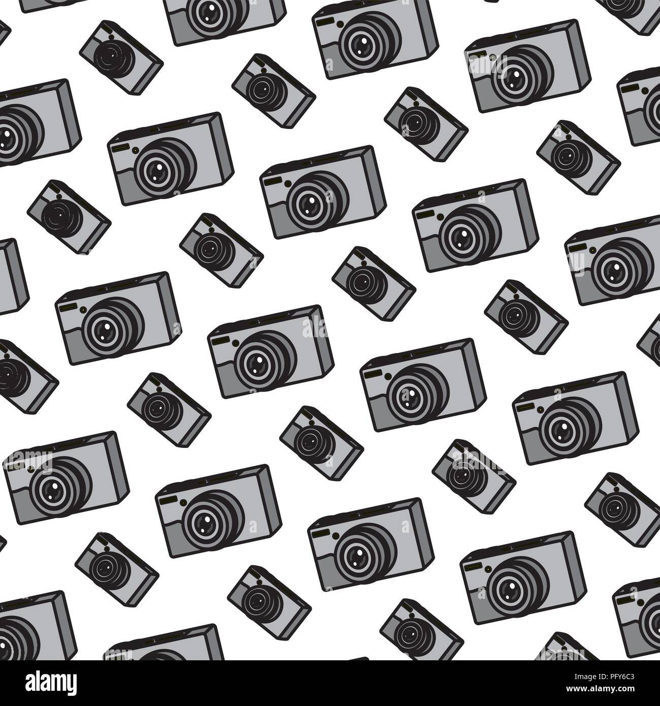 color professional digital camera technology background Stock Vector ...